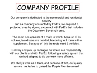 fedex contractor | PPTX