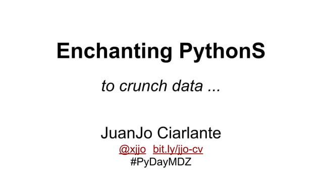 Mapreduce in Python | PPT