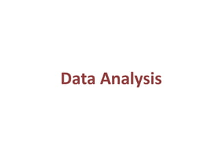 Data analysis | PPT