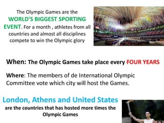 Modern Olympic Games | PPTX