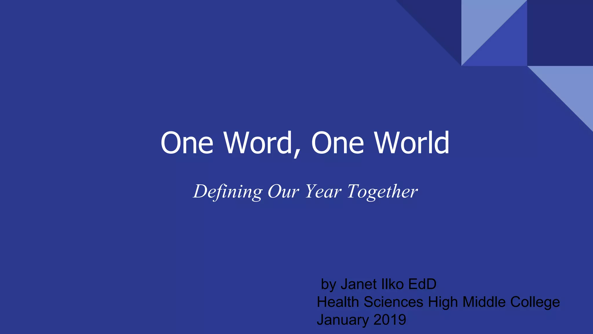 One word project 2019 | PPTX | Homework and Study | Education