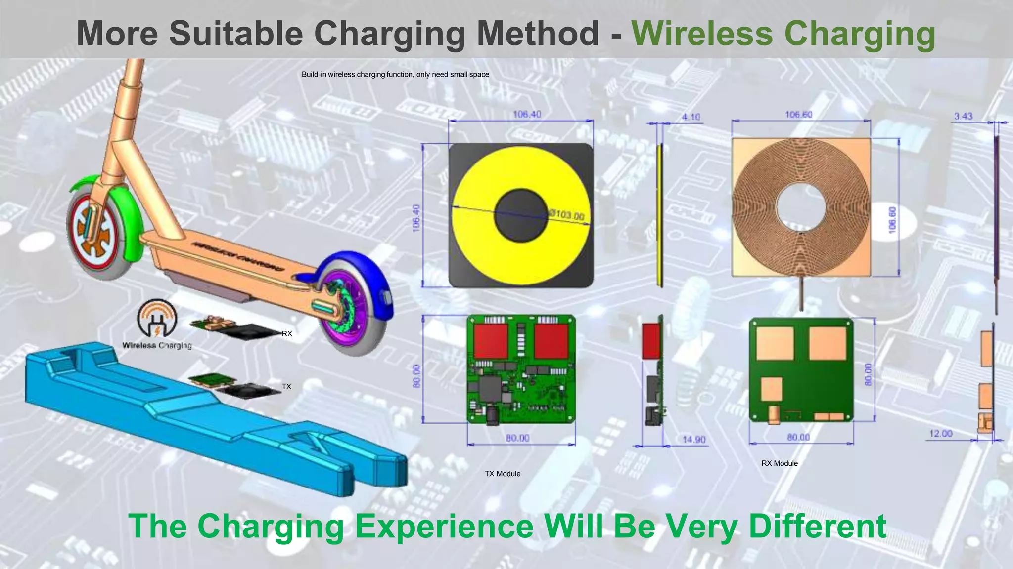 jjPlus 200W E-scooter wireless charging solution introduction | PPTX