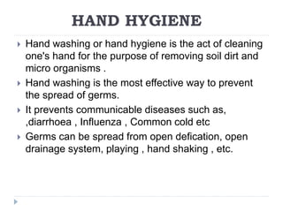 DEMONSTRATION OF HAND WASHING TECHNIQUE | PPTX