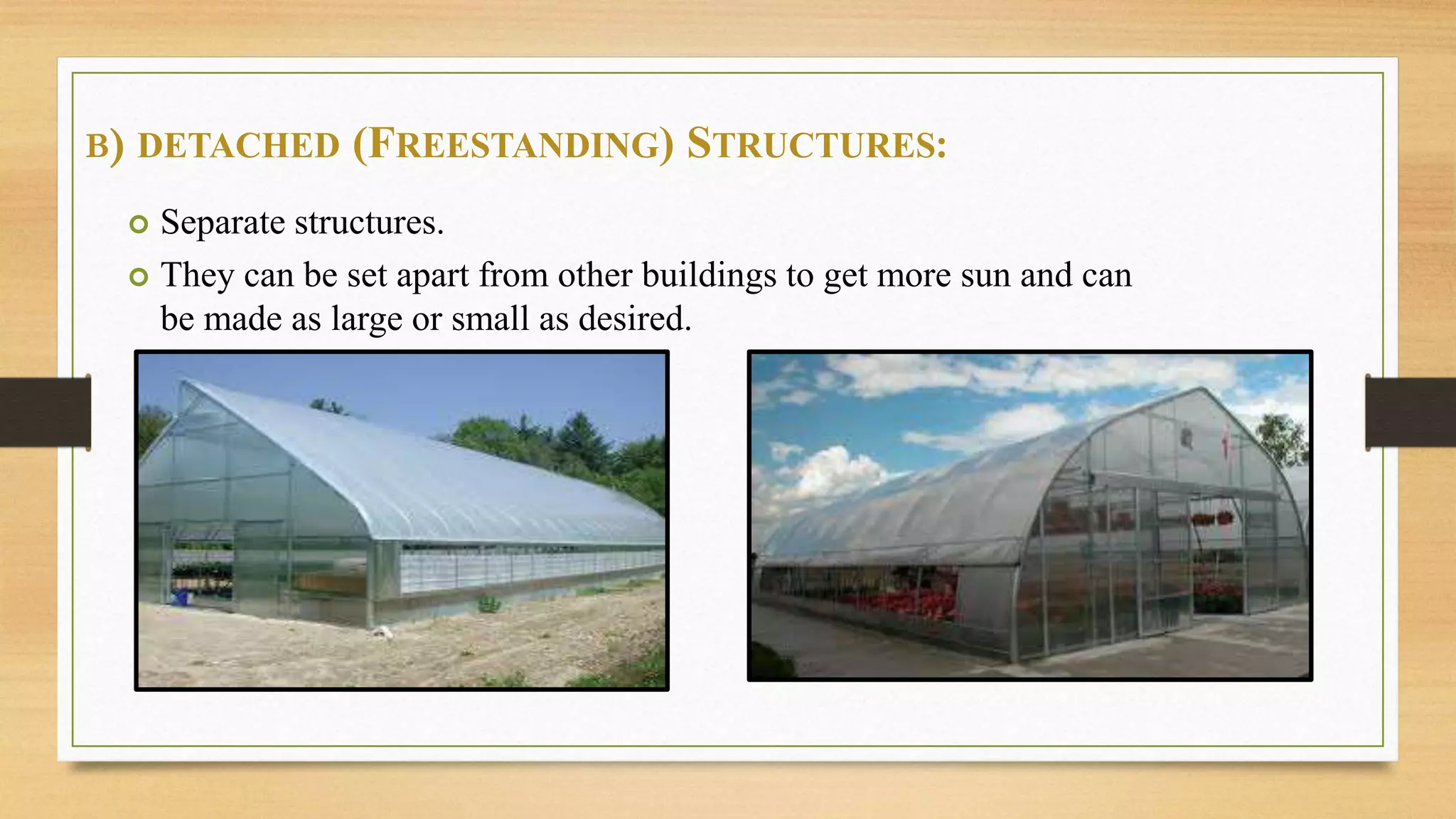 Types of polyhouse | PPTX | Gardening | Home & Garden