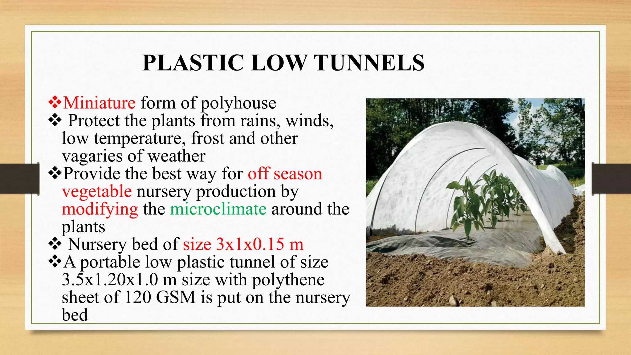 Types of polyhouse | PPTX