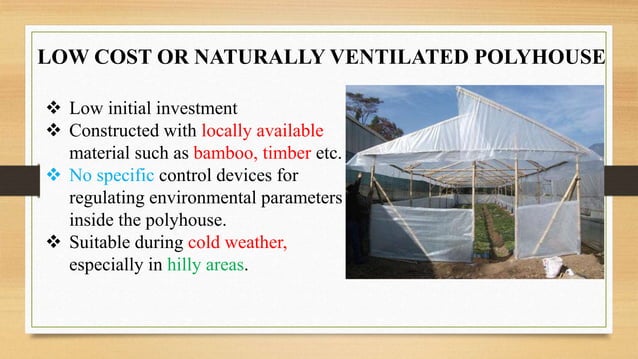 Types of polyhouse | PPT
