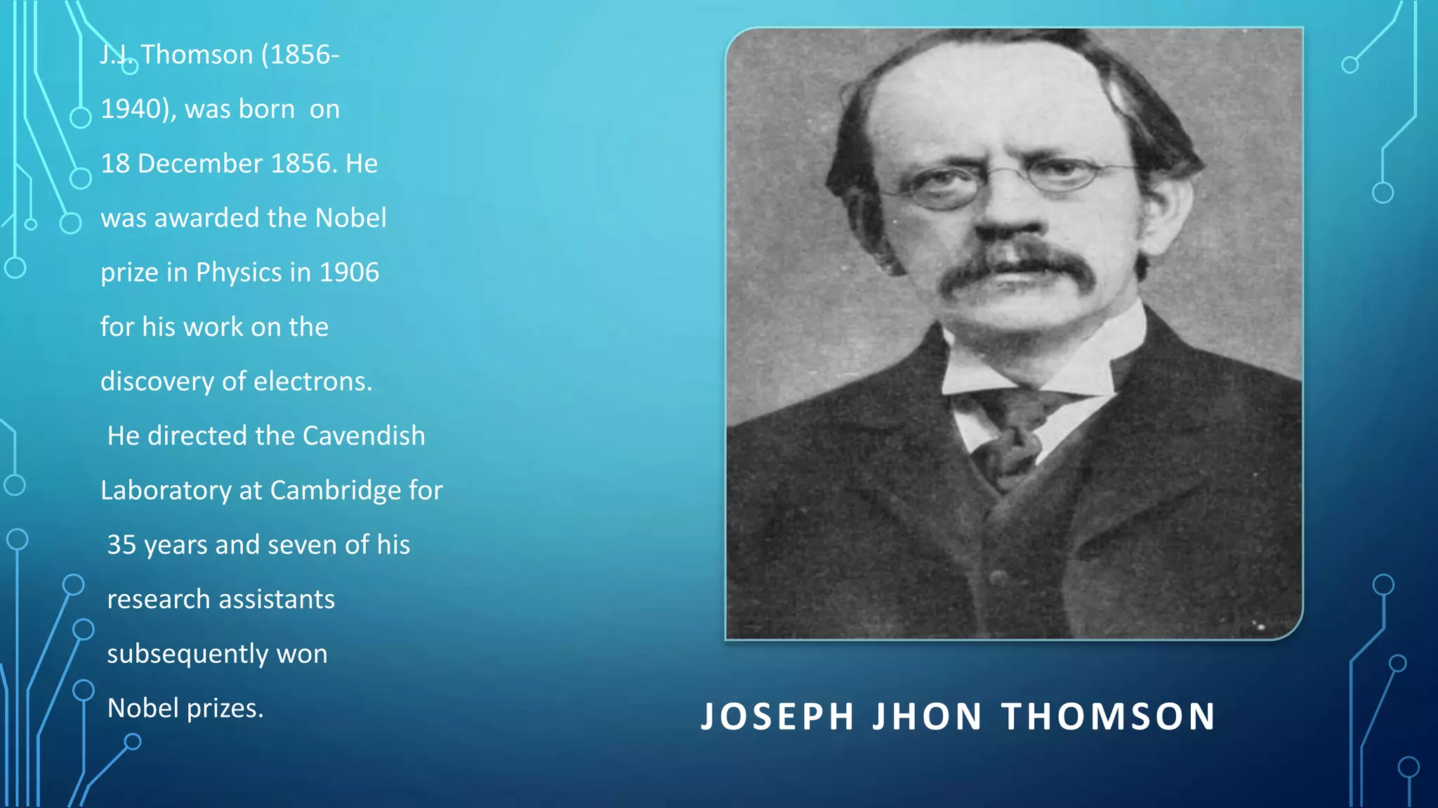 JJ THOMSAN MODEL OF ATOM | PPTX