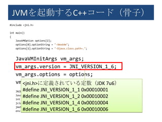 Jjug night seminar201208_lt_cxxからjvm起動 | PPTX