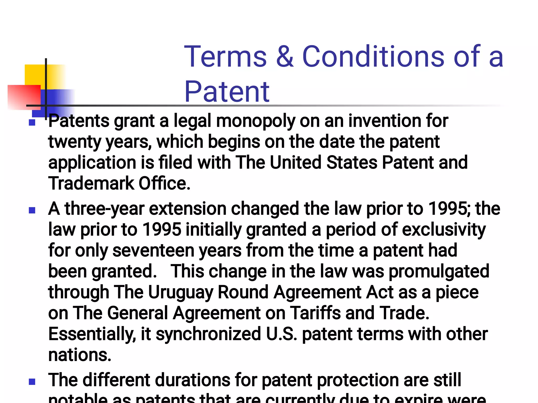 PATENT ACT IN PHARMACY | PDF
