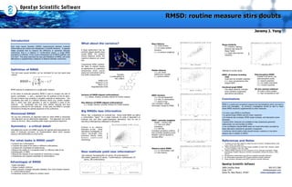 RMSD: routine measure stirs doubts | PPT