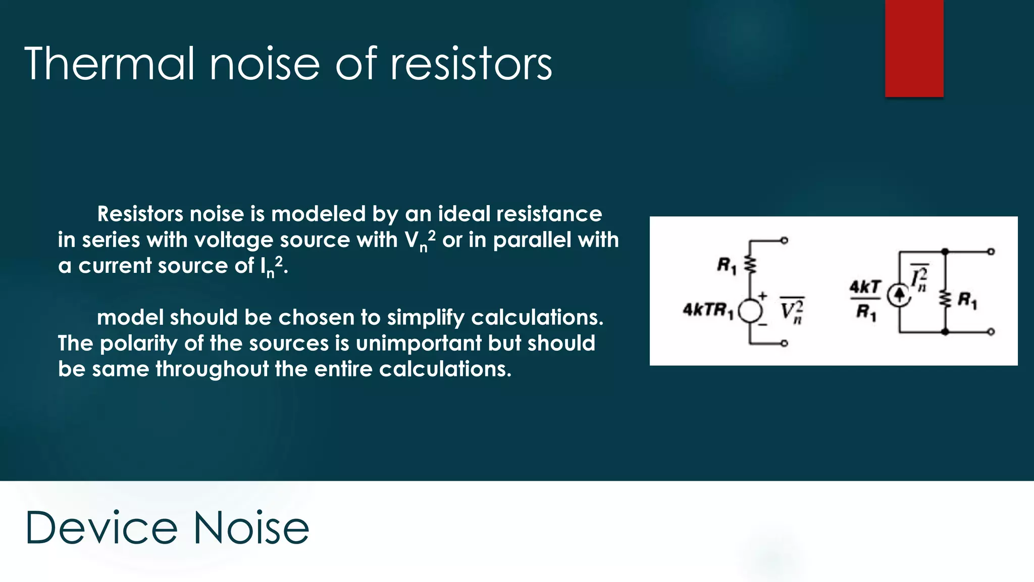Noise in RF microelectronics | PPT