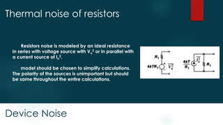 Noise in RF microelectronics | PPT