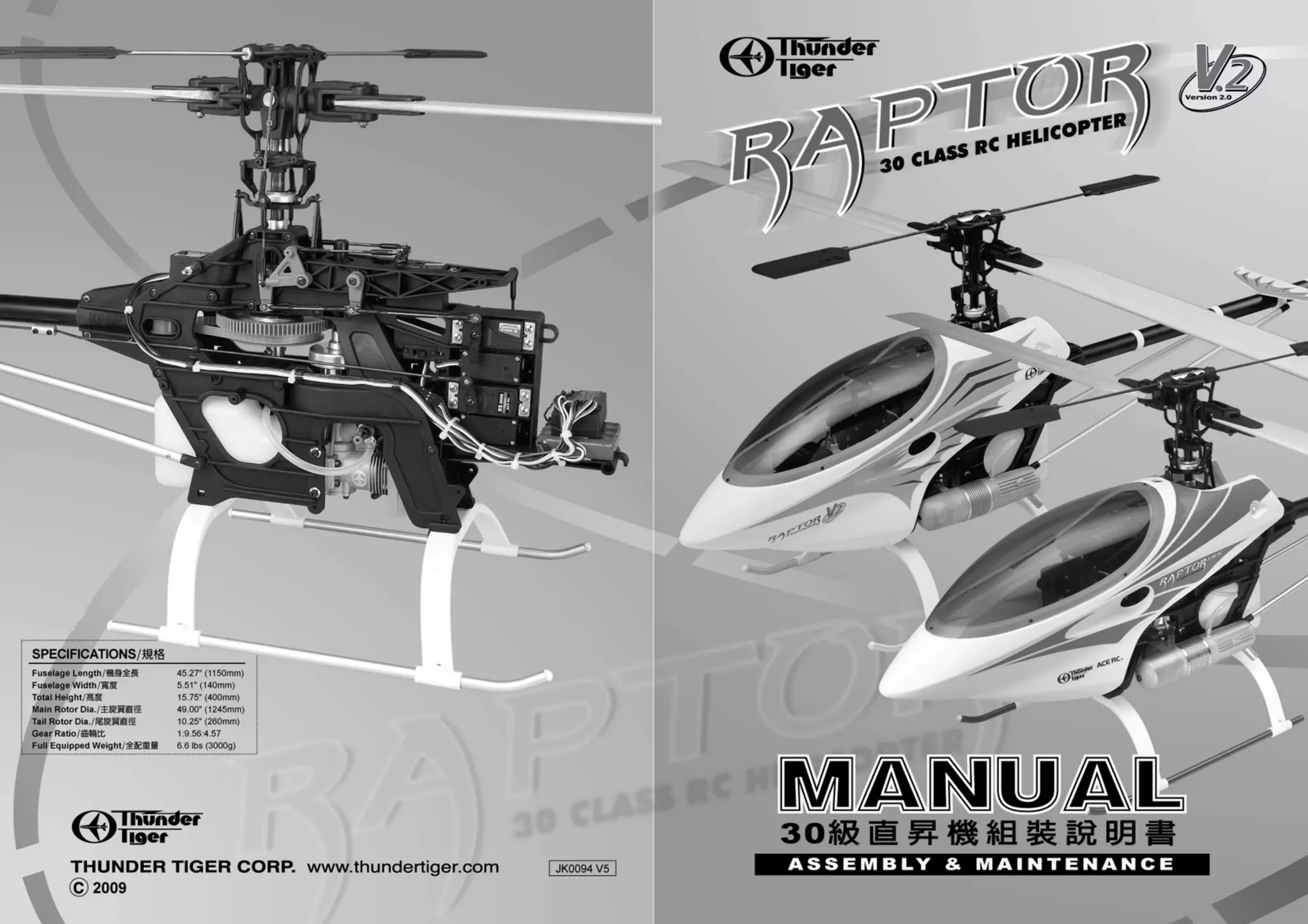 Manuale Raptor 30 V2 | PDF