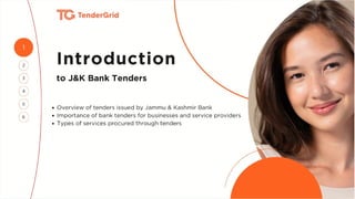 Explore J&K Bank Tenders at Tender Grid Portal | PPTX