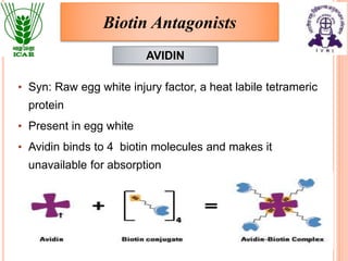 Advances in Biotin nutrition | PPTX