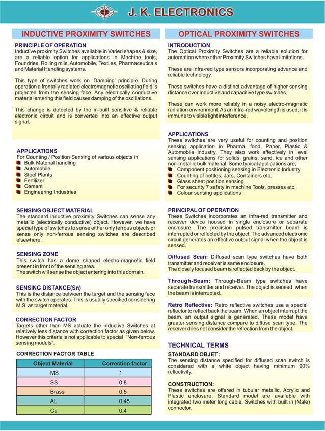 J k electronics brochure 4 2-2009 | PDF
