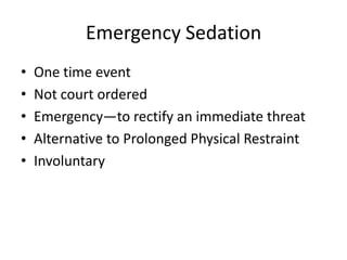 Emergency Chemical Restraint of Violent and Agitated Inmates: Why? When ...