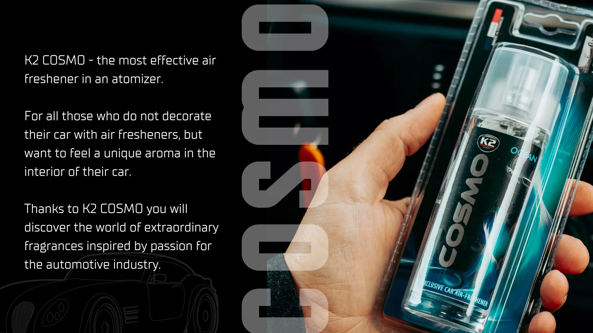 K2 COSMO Air freshener with atomizer | PPT