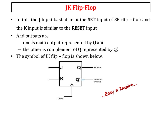 JK flip flop in Digital electronics | PPTX