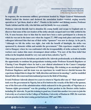 Uncommon Grace The Autobiography of Isaac Folorunso | PDF