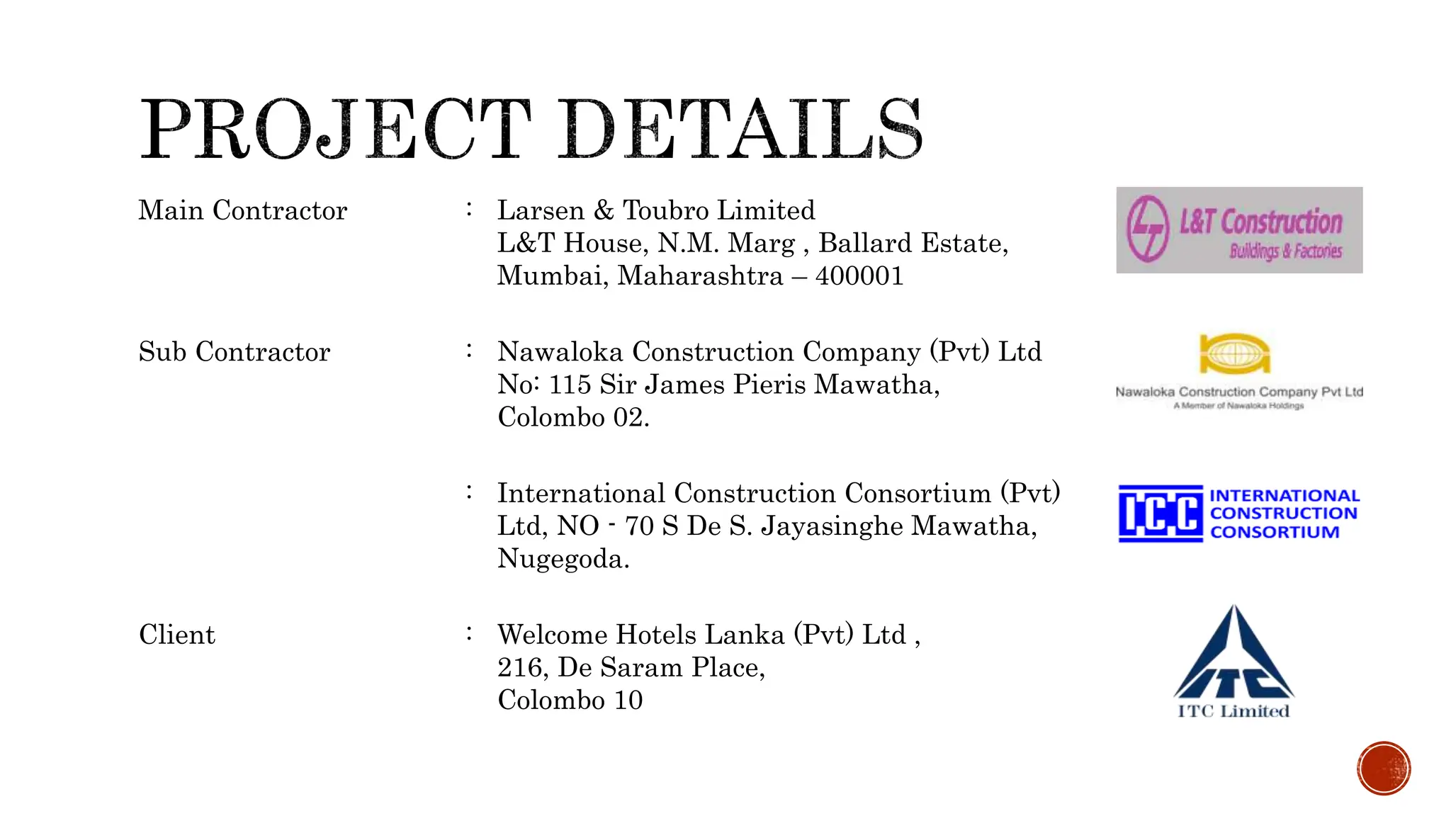 Industrial Training Presentation Construction | PPTX