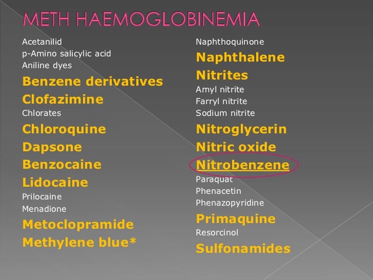 Two Cases of Methemoglobinemia