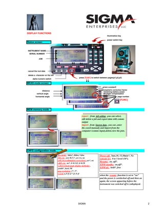 Sokkia set20 k | PDF | Computer Peripherals | Computing