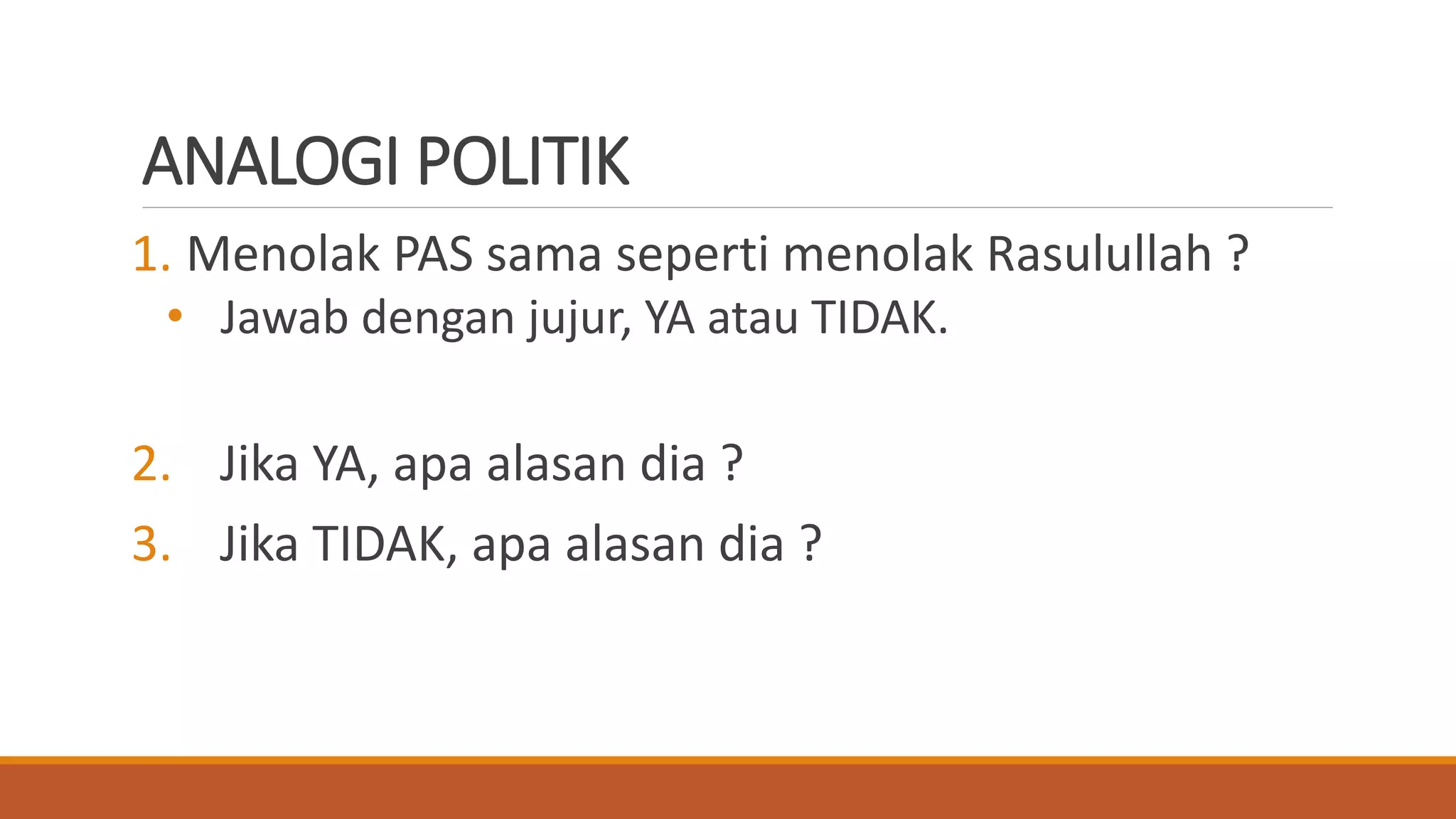 Part 1 Golongan "Anti-Hadith" | PPT