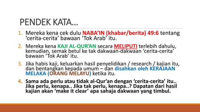 Part 1 Golongan "Anti-Hadith" | PPT