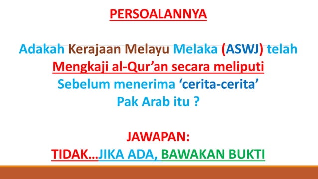 Part 1 Golongan "Anti-Hadith" | PPT