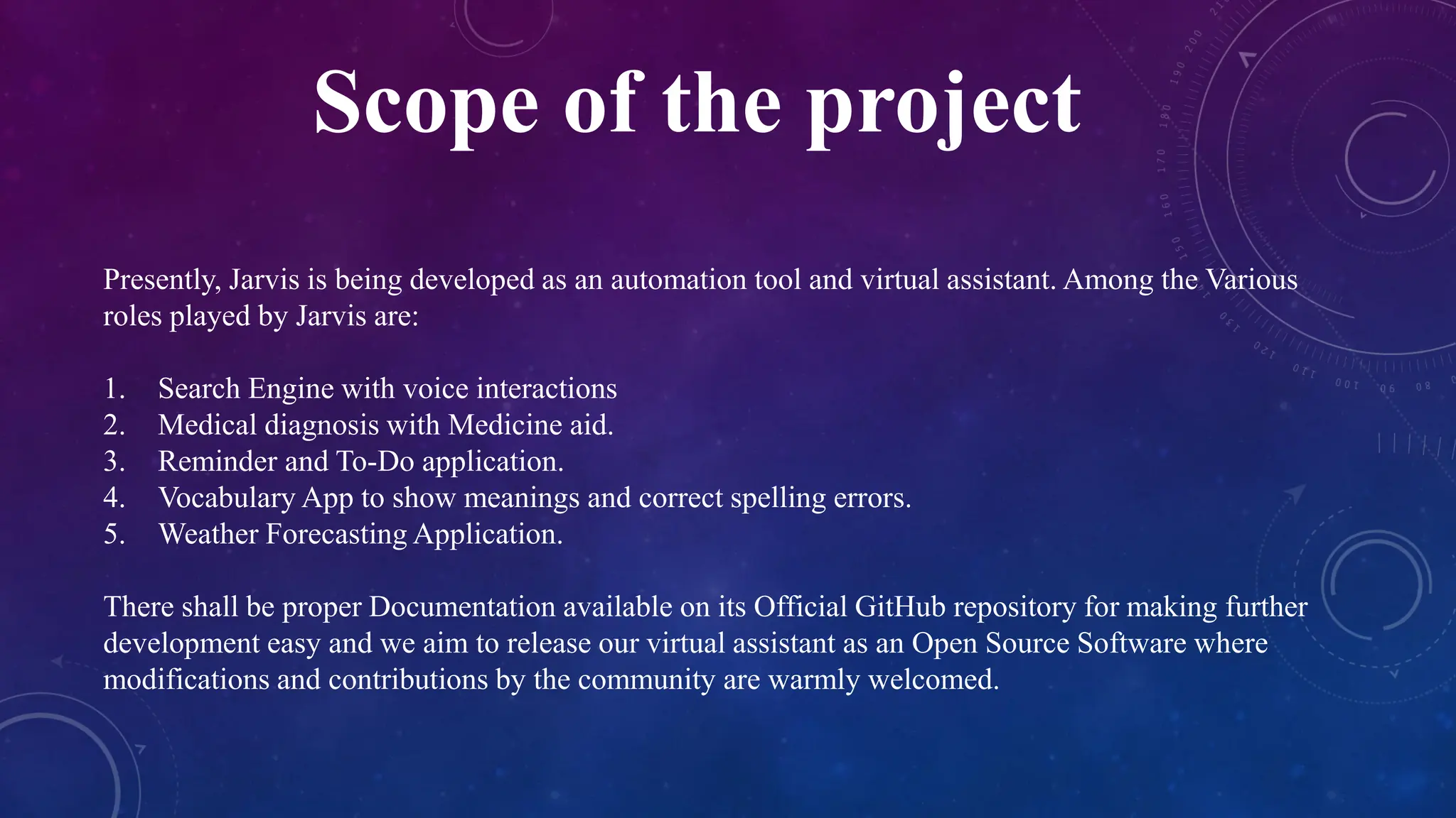 this is a jarvis ppt for jarvis ai assistant lovers and this is for you | PDF