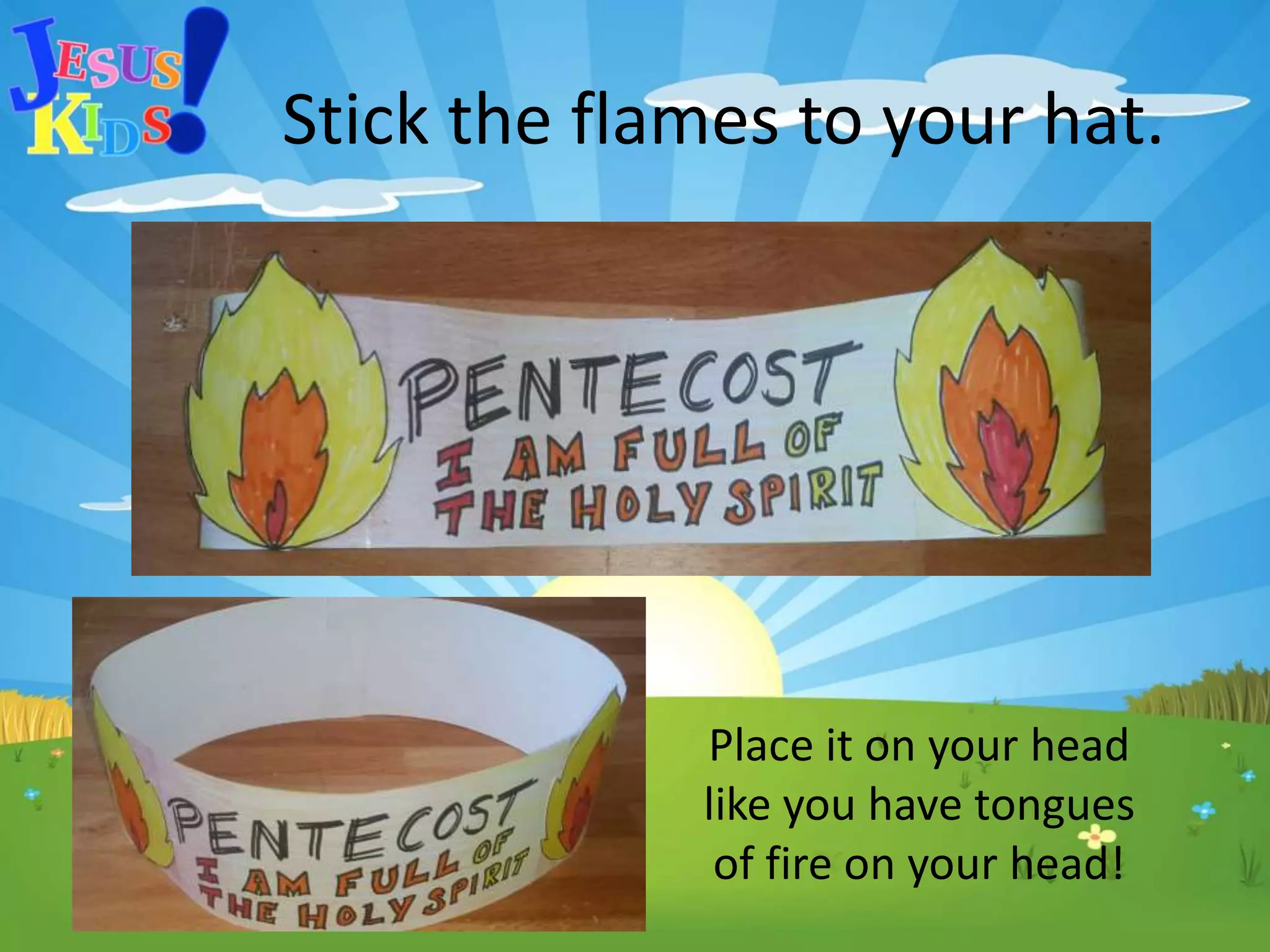 Jesus Kids! May 31st - Pentecost offering, crafts & worship | PPTX