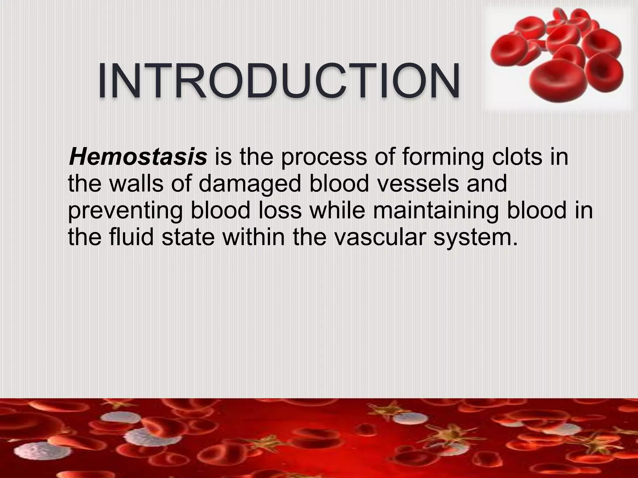 Hemostasis | PPTX