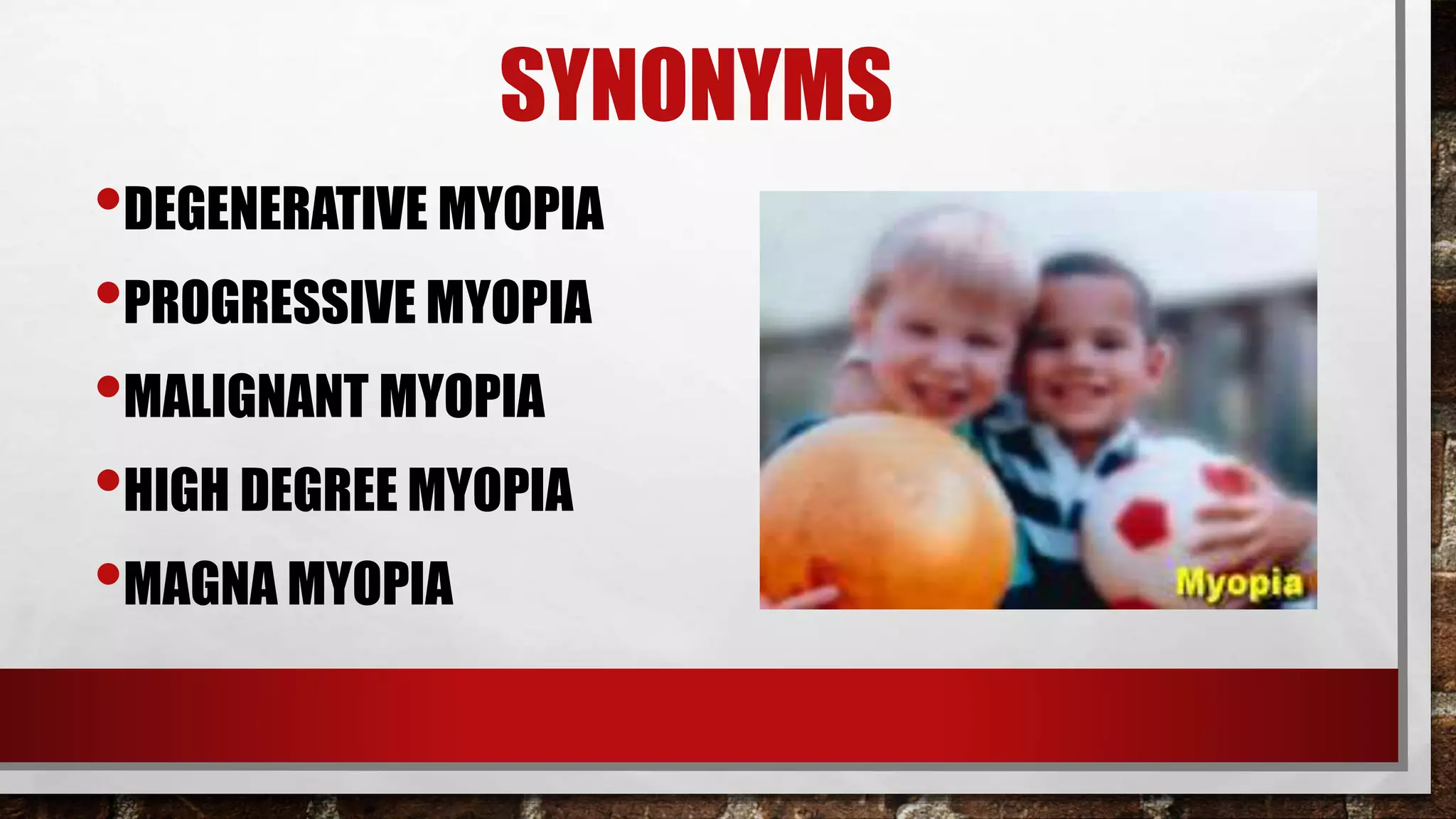 Pathological Myopia | PPTX