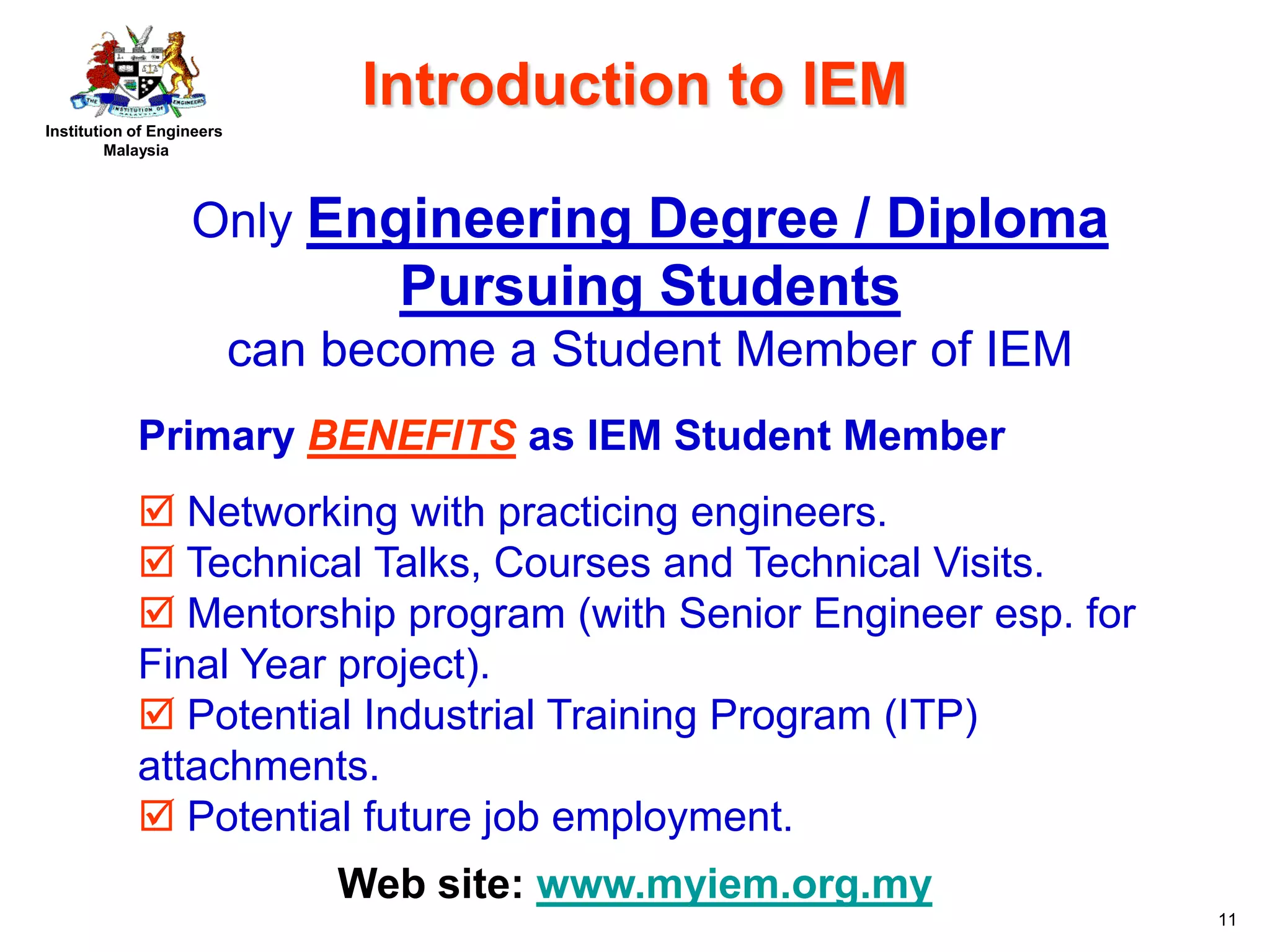 Route to Professional Engineer (P.Eng) and Member of IEM (MIEM) | PDF