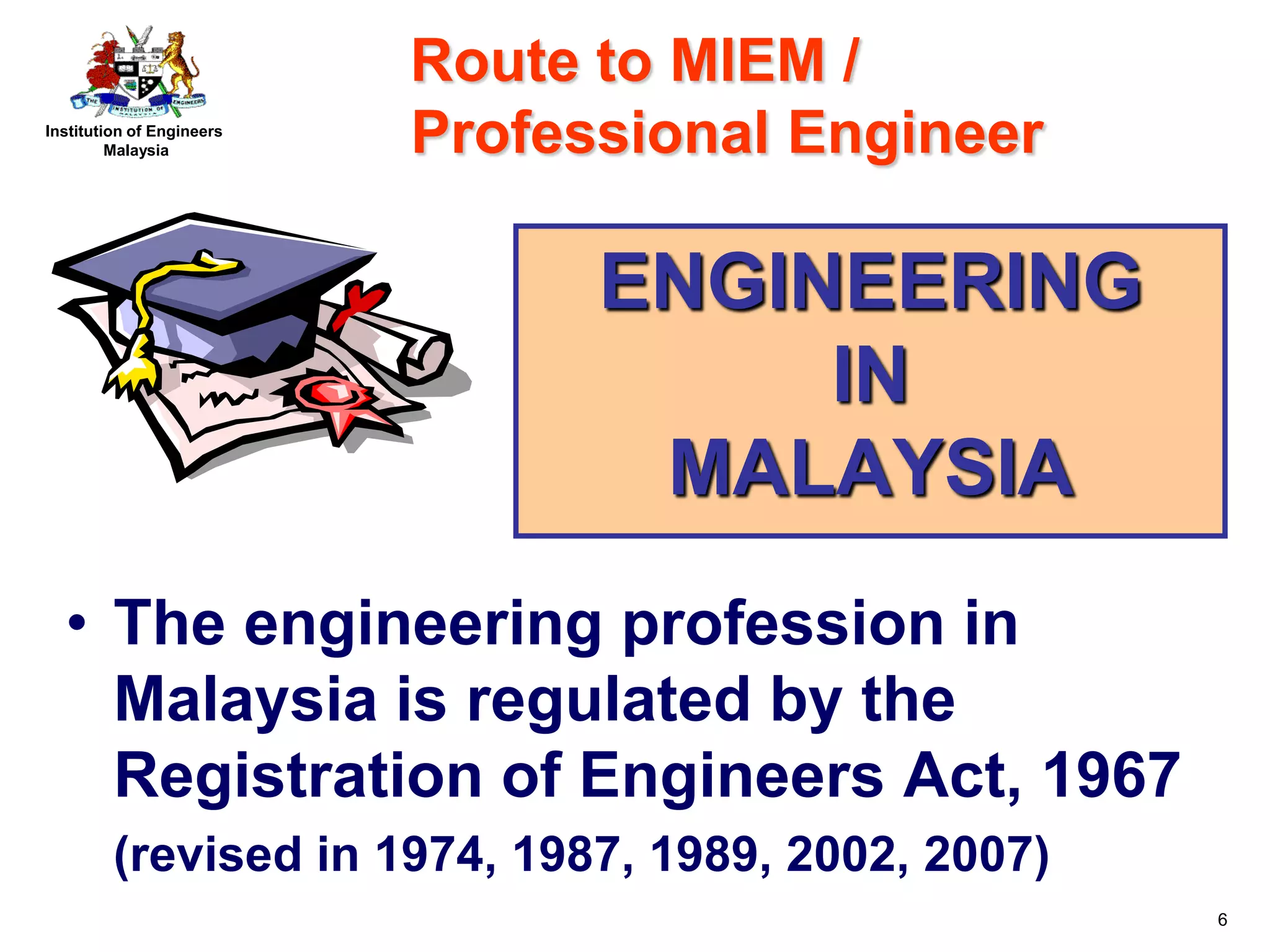 Route to Professional Engineer (P.Eng) and Member of IEM (MIEM) | PDF