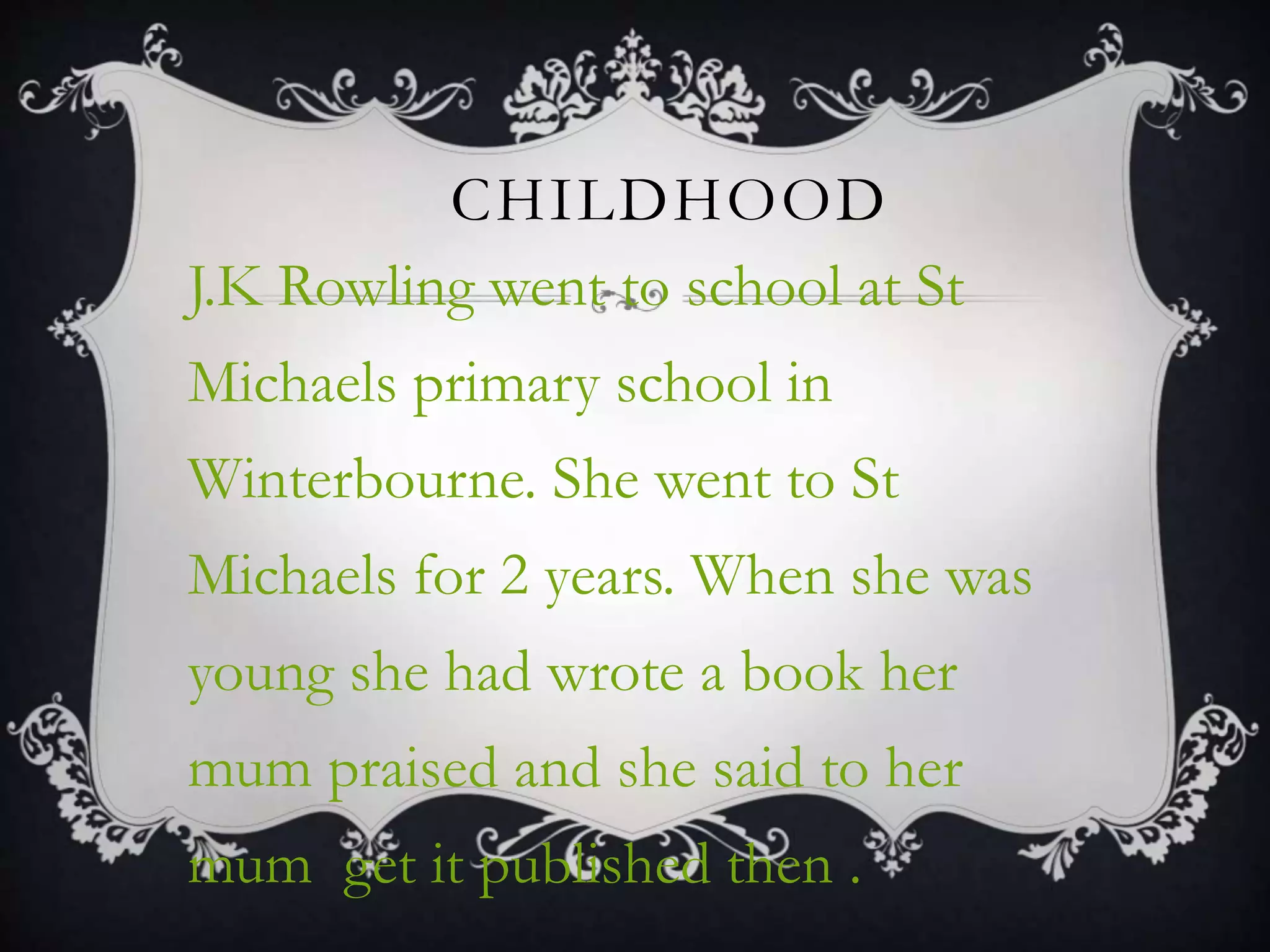 J k rowling | PPTX