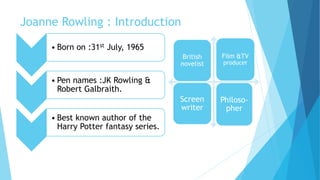 Jk rowling as an entrepreneur | PPTX