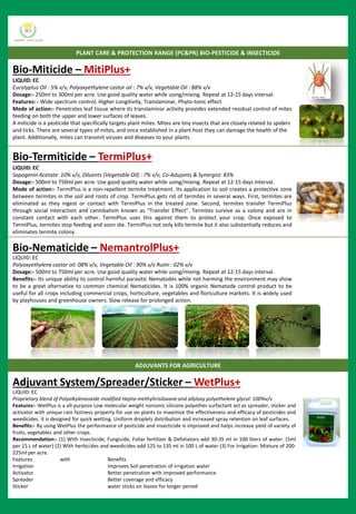 JKS Organic Fertilizers Product Brochure | PDF