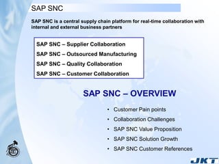 SAP SNC – Customer Collaboration | PPT