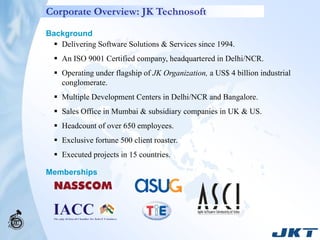 JK Tehnosoft Corporate PPT | PPSX
