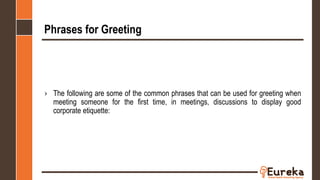 02 corprate etiquette communication | PPT