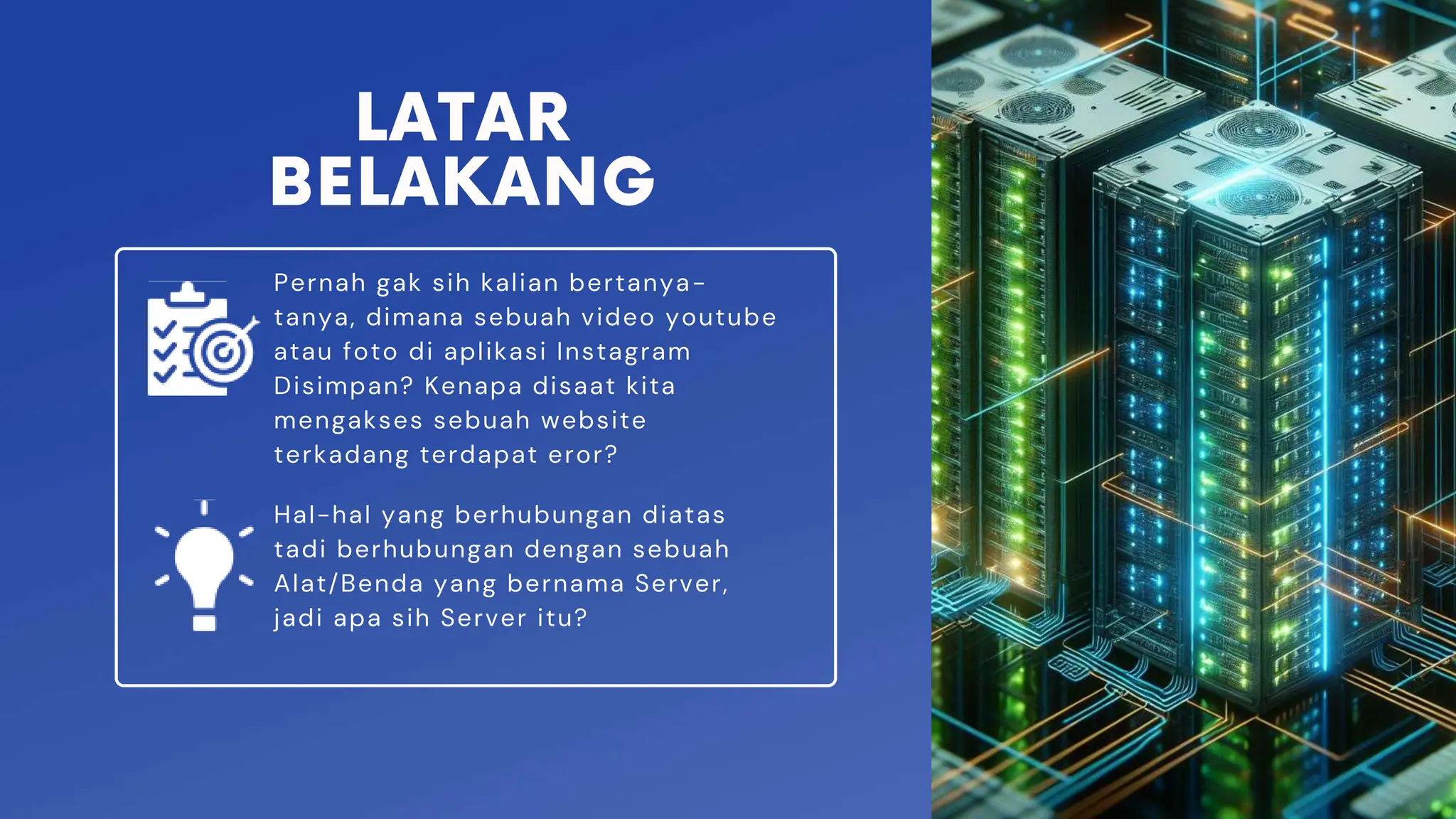 Pengertian Server pada sebuah Jaringan Komputer | PPT