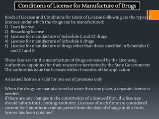 Jl1 drugs and cosmetics act, 1940 and rules part iii part iv | PPT