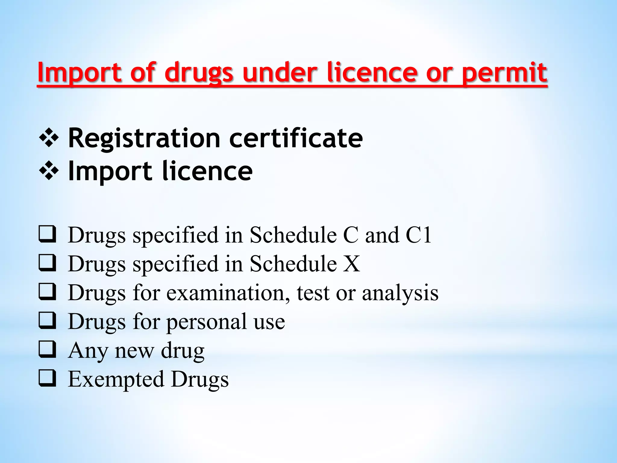 JL1 Drugs and Cosmetics Act, 1940 and Rules Part 2 | PPTX