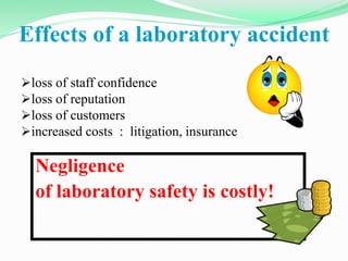 Laboratory safety | PPTX | First Aid | Injuries