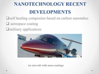 NANOTECHNOLOGY IN AEROSPACE | PPTX | Chemistry | Science