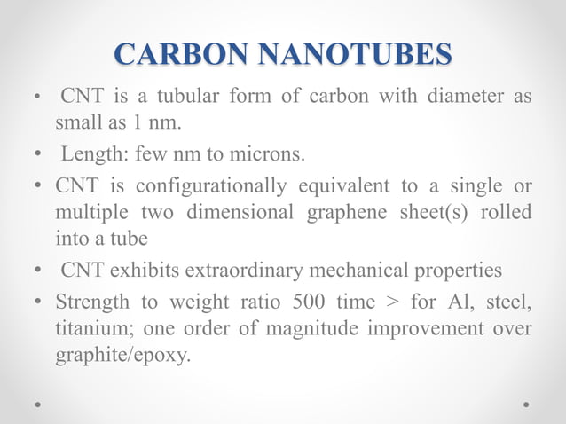 NANOTECHNOLOGY IN AEROSPACE | PPTX | Chemistry | Science