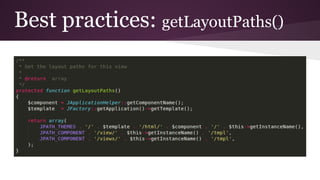 JLayout for extension developers | PDF