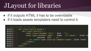 JLayout for extension developers | PDF